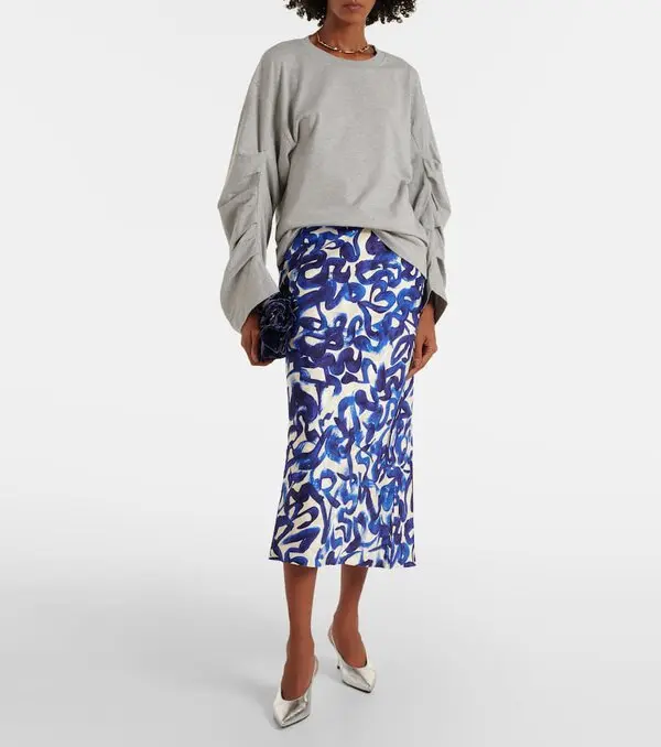 Dries Van Noten Oversized Cotton Jersey Top
