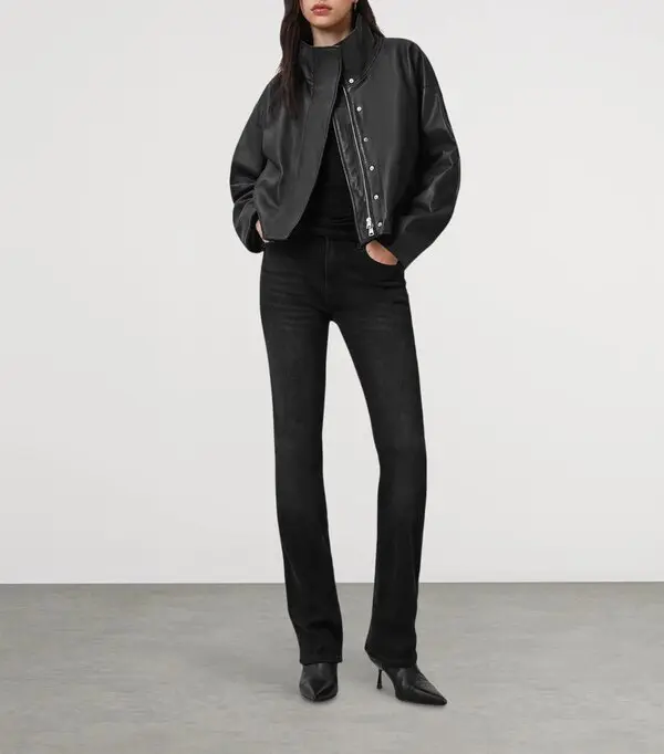 ALLSAINTS Ryder Leather Jacket - Black