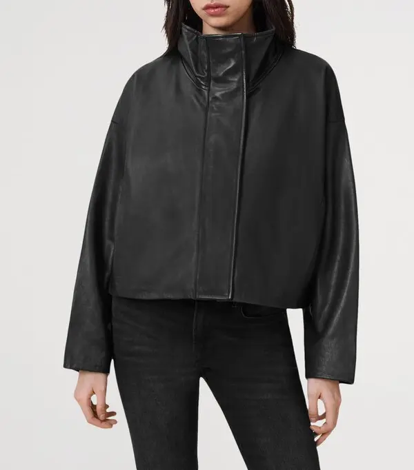 ALLSAINTS Ryder Leather Jacket - Black