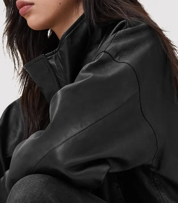 ALLSAINTS Ryder Leather Jacket - Black