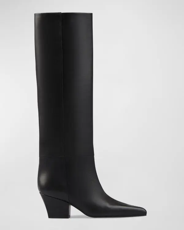 Paris Texas Jane Leather Knee-high Boots