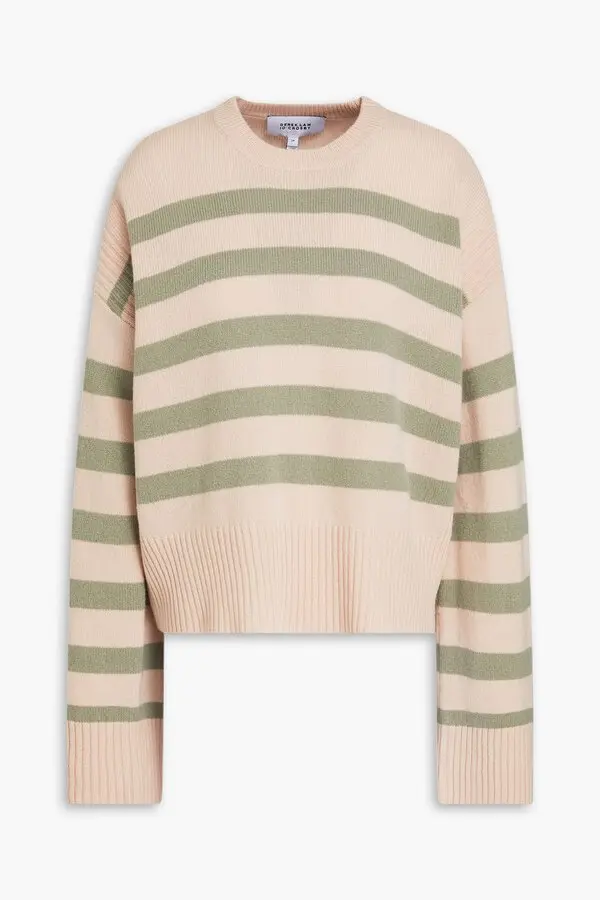 Derek Lam 10 Crosby Farah Striped Wool Sweater