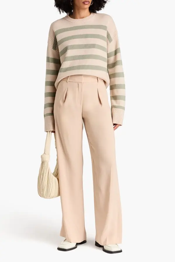 Derek Lam 10 Crosby Farah Striped Wool Sweater
