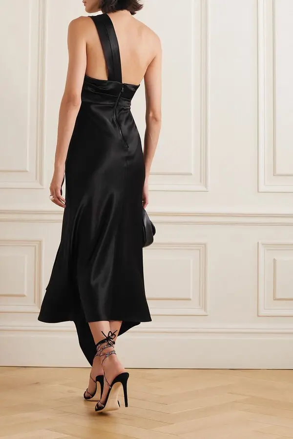 alice and olivia harmony asymmetric midi dress Alice + Olivia Harmony Embellished Slip Dress, Size 14