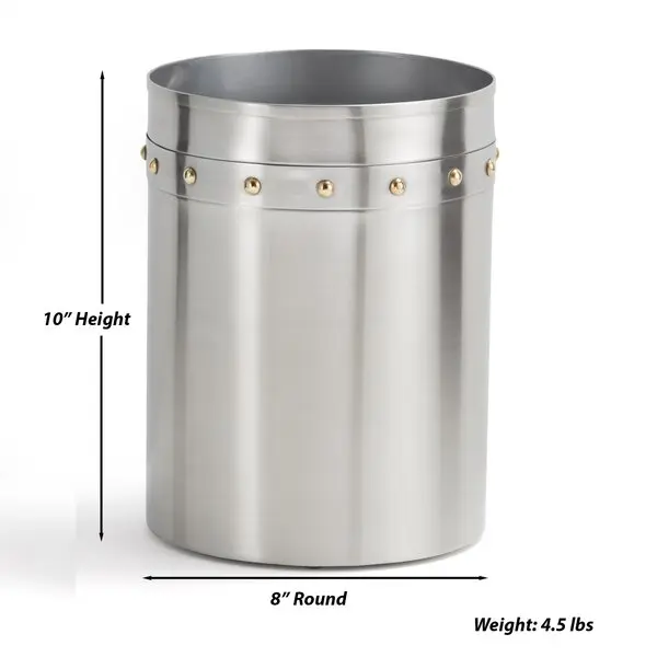 ROSELLI Rivets Wastebasket