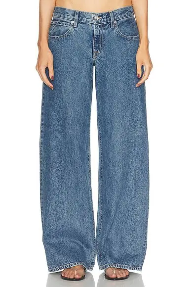 SLVRLAKE Lexi Low Rise Wide Leg - Satisfaction