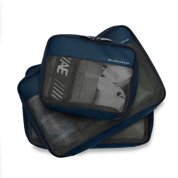 Briggs & Riley Carry-on Compression Packing Cube Set - Navy