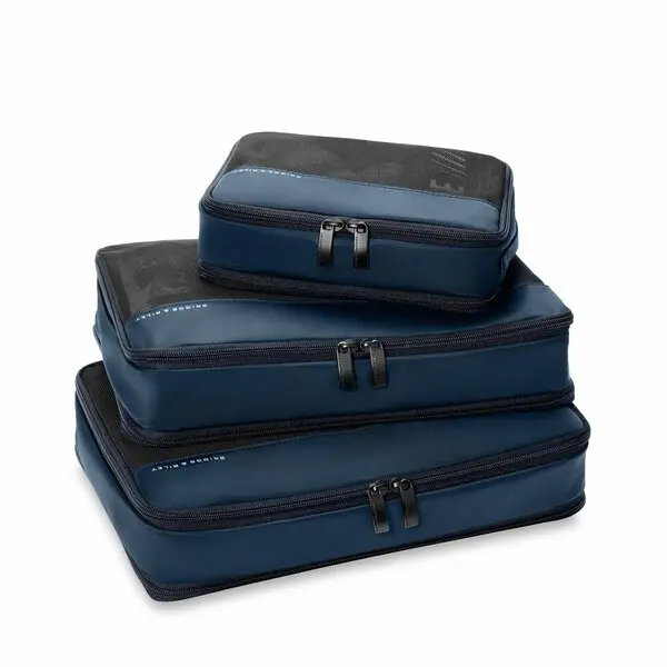 Briggs & Riley Carry-on Compression Packing Cube Set - Navy