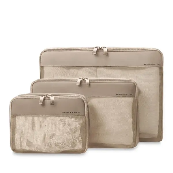 Briggs & Riley Compression Packing Cube Set - Tan
