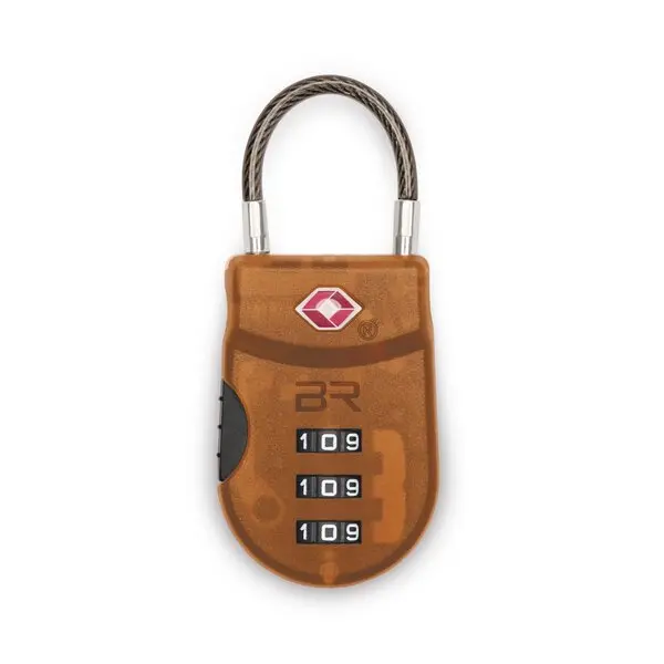 Briggs & Riley Tsa Cable Luggage Lock - Orange