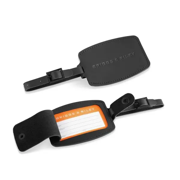 Briggs & Riley Leather Luggage Tag - Black