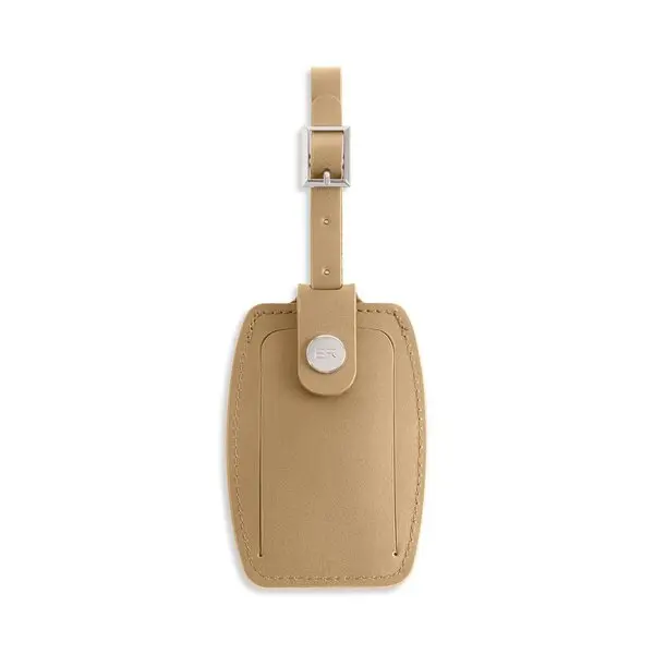 Briggs & Riley Leather Luggage Tag - Olive