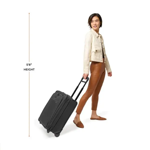 Briggs & Riley 21-inch Expandable Carry-on Suitcase - Black