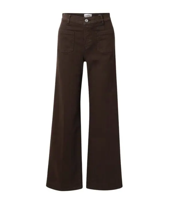 FRAME Le Slim Palazzo High-rise Wide-leg Jeans