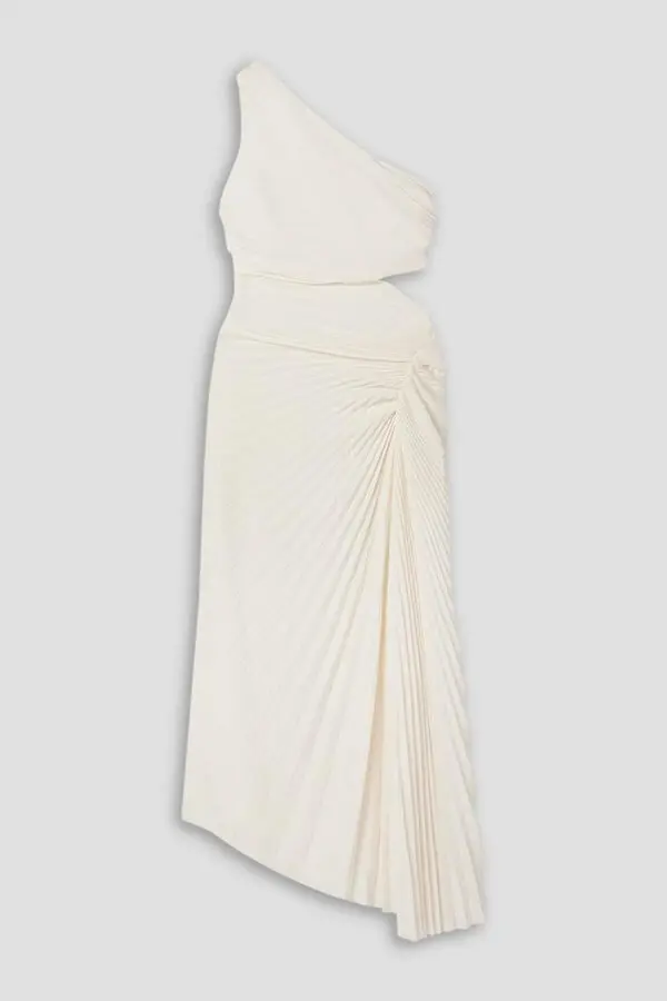 A.L.C. Dahlia One-shoulder Crepe Maxi Dress