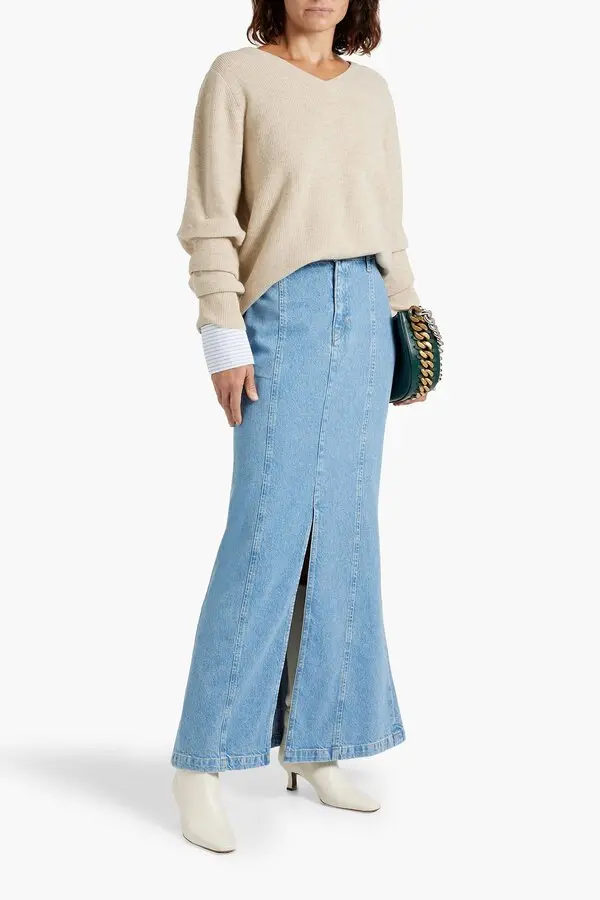 Derek Lam 10 Crosby Denim Maxi Skirt