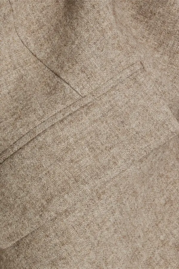 Brunello Cucinelli Bead-embellished Yak Blazer - Sand