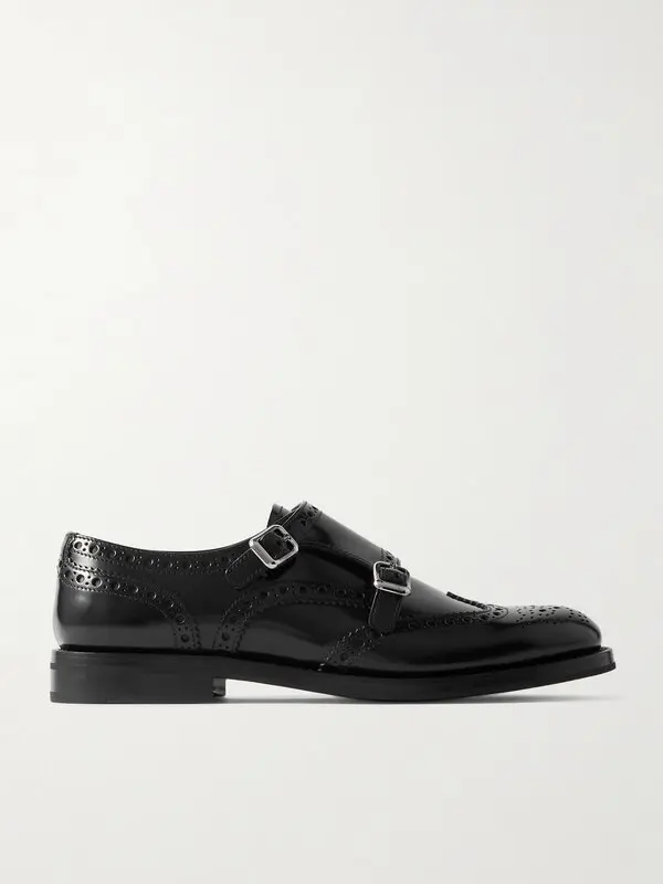 Church's Lana R Leather Brogues - Black