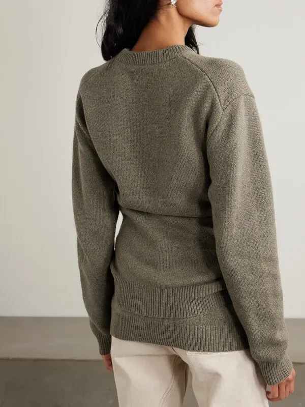 JW Anderson Tie-detailed Knitted Sweater