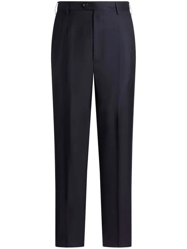 Etro Pleated Trousers - Blue