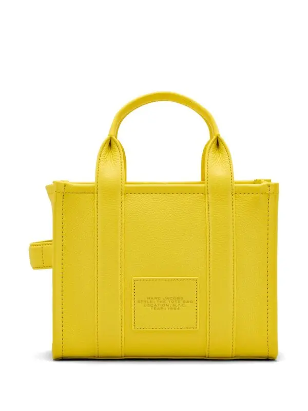 Marc Jacobs Leather Small Tote Bag - Yellow