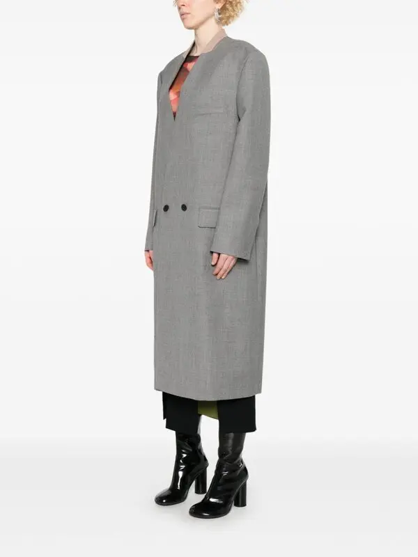 Moschino Virgin Wool Double-breasted Coat