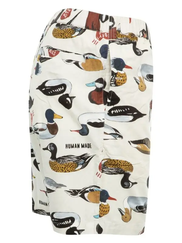 HUMAN MADE Duck-print Shorts
