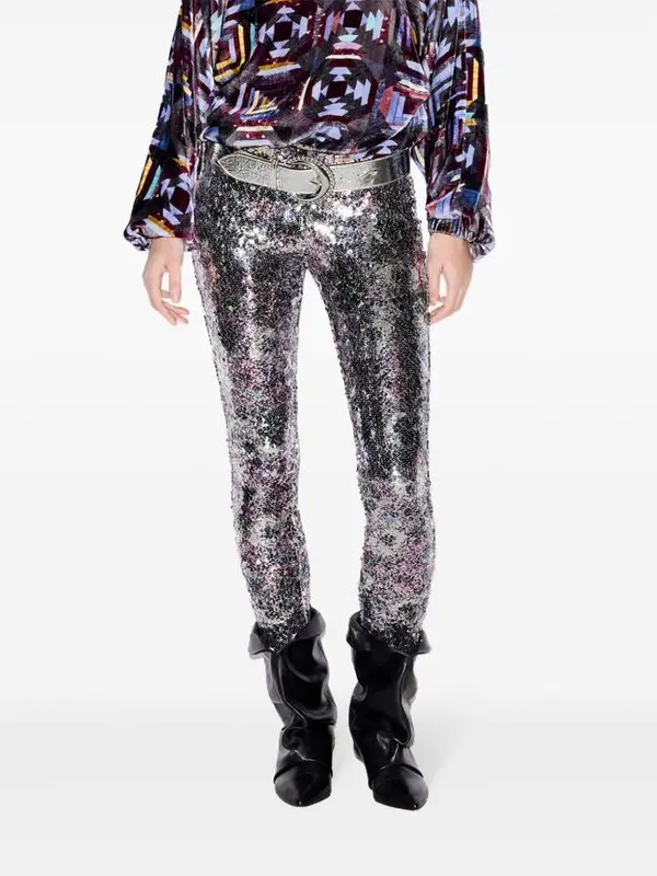Isabel Marant Étoile Bella Sequinned Leggings