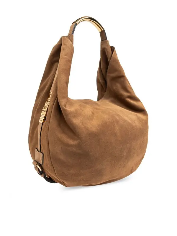 Moschino Suede Hobo Bag