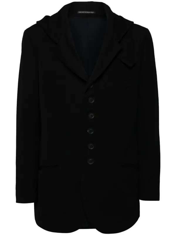 Yohji Yamamoto Hooded Wool Jacket