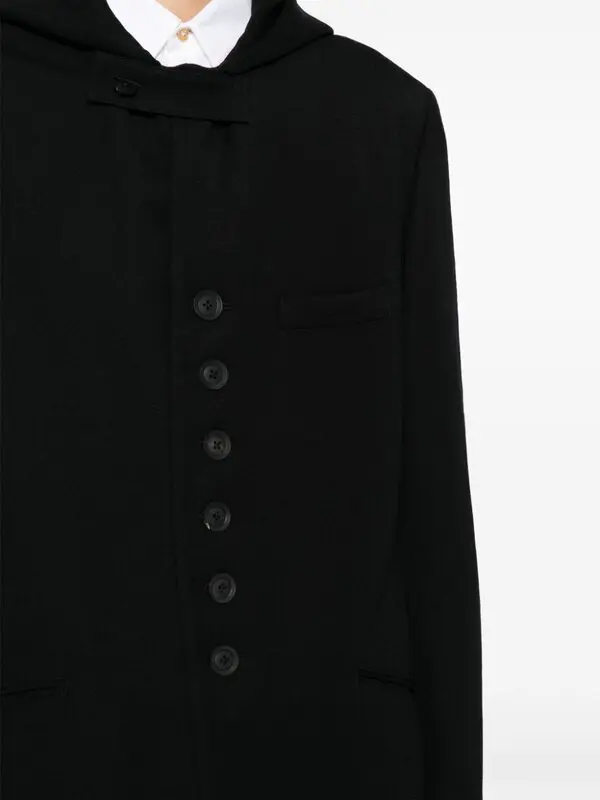 Yohji Yamamoto Hooded Wool Jacket
