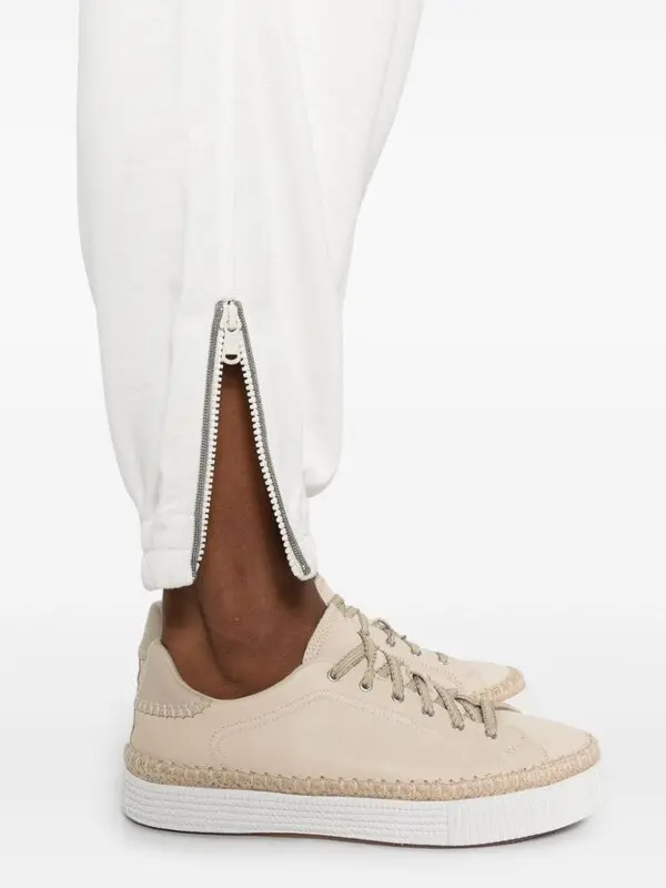 Brunello Cucinelli Monili-detail Track Pants - White