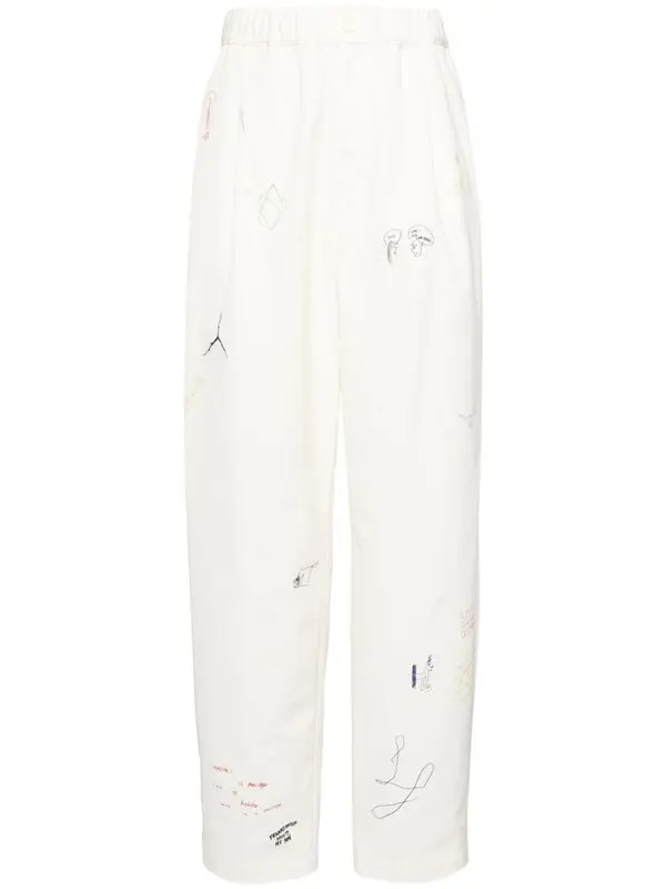UNDERCOVERISM Sketch-style Printed Trousers