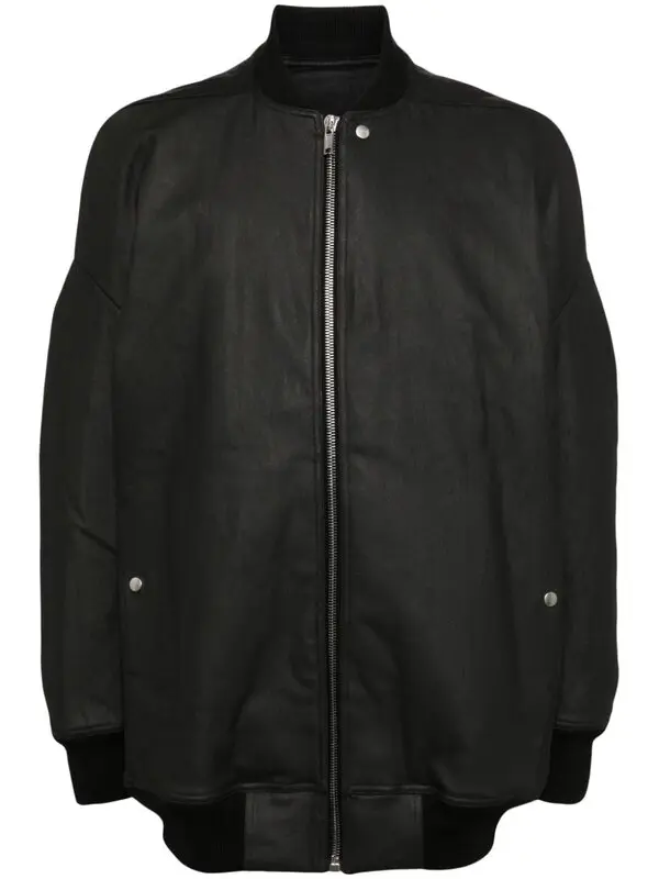 Rick Owens Elongated Bomber Jacket - Black