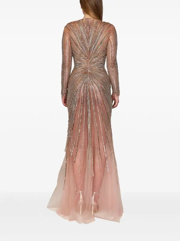 ROOM76 Sequin-embellished Gathered Dress