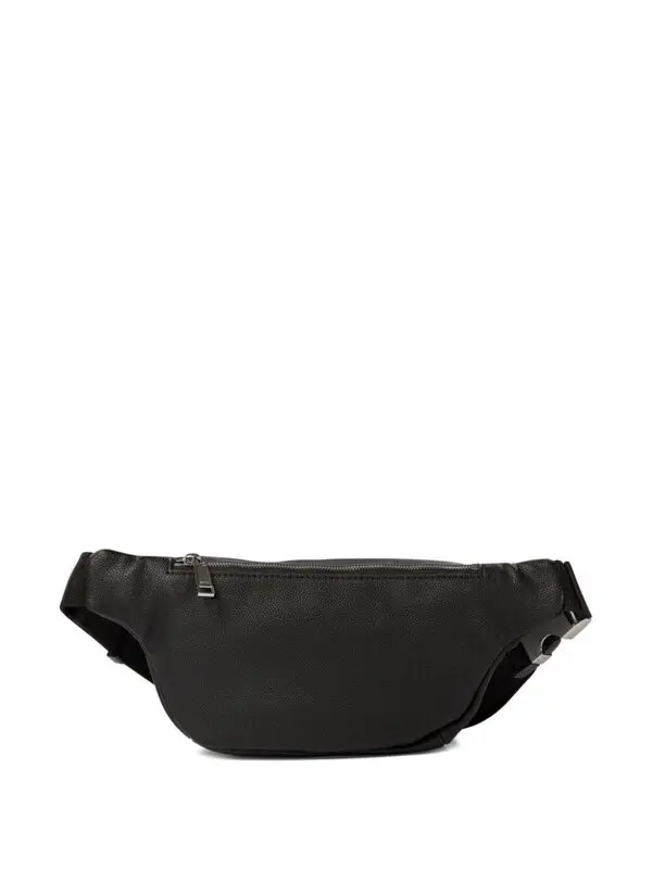 BOSS Faux Leather Belt Bag With Embossed Logo