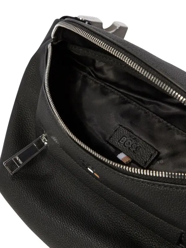 BOSS Faux Leather Belt Bag With Embossed Logo