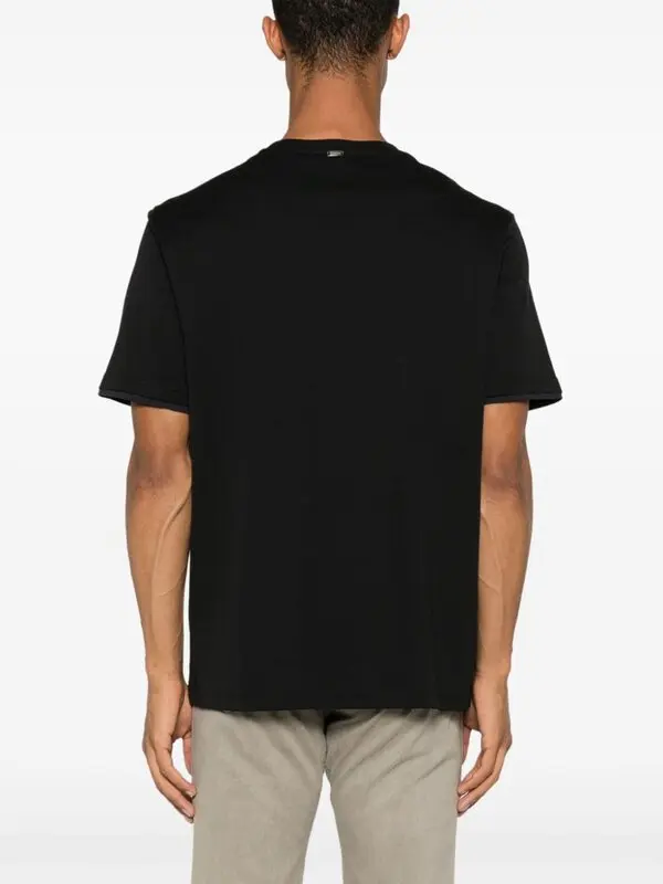 Herno Logo-plaque T-shirt - Black