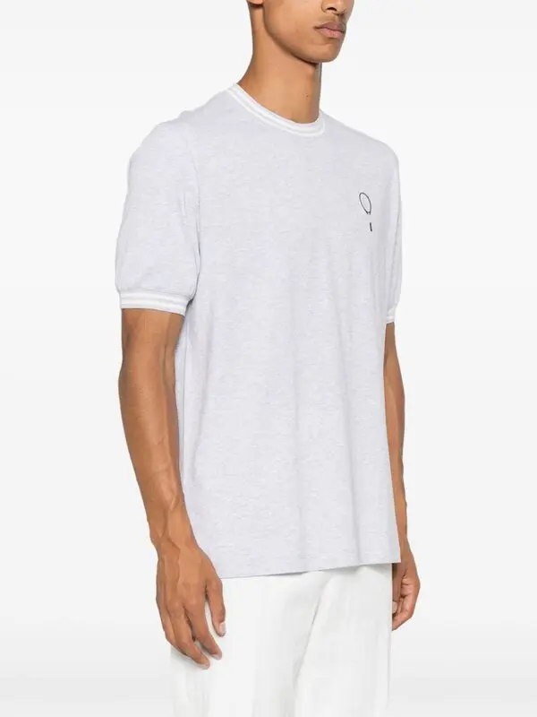 Brunello Cucinelli Tennis-logo T-shirt