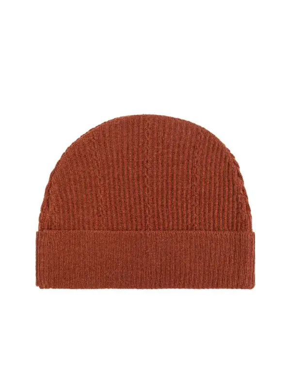 Etro Embroidered-logo Beanie - Orange