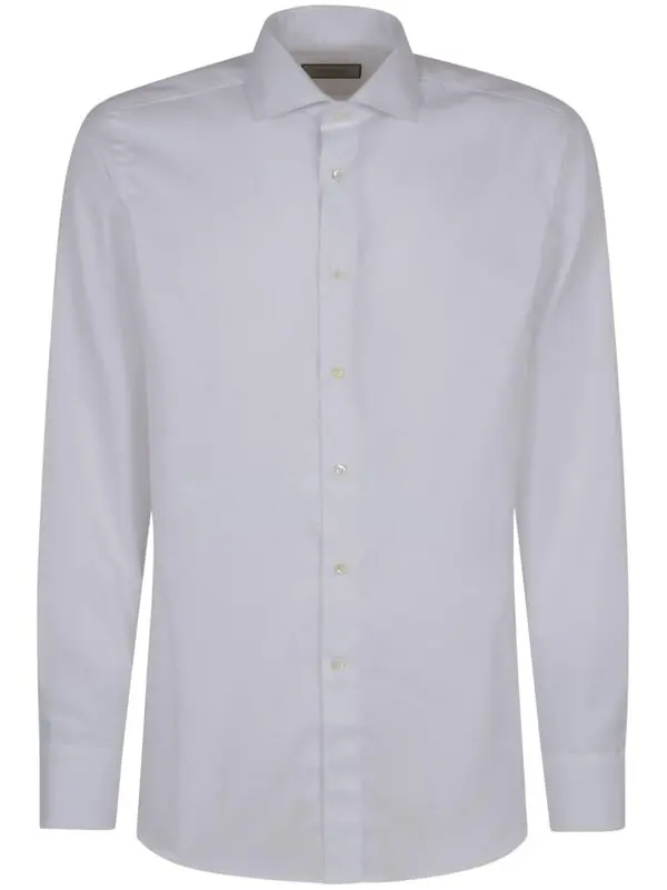 Canali Cotton Shirt - White