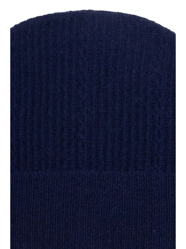 Etro Logo-embroidered Beanie - Blue