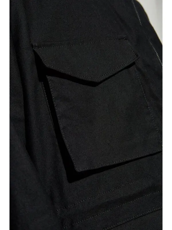 Yohji Yamamoto Zip-up Hooded Jacket