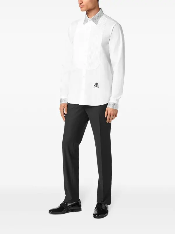Philipp Plein Black Tie Shirt