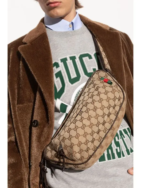 Gucci Small Gg Crossbody Bag - Neutrals