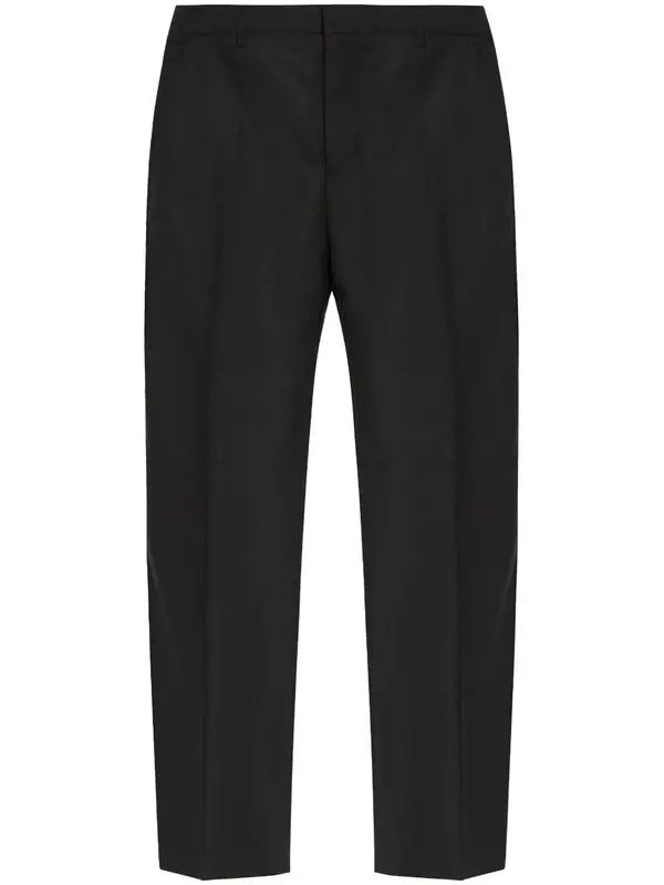 Ami Straight-leg Tailored Trousers - Black