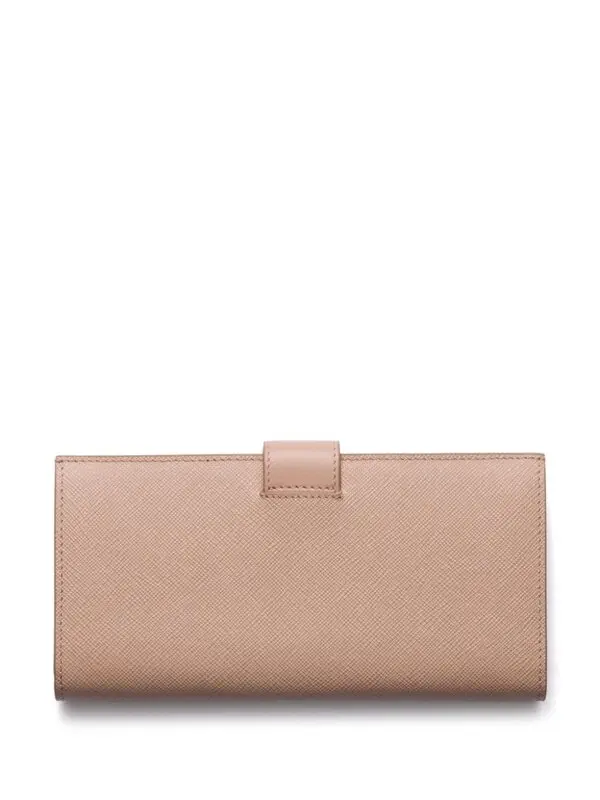Prada Large Leather Wallet - Pink