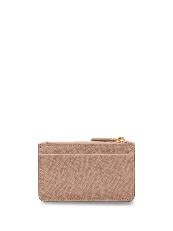 Prada Leather Cardholder - Pink