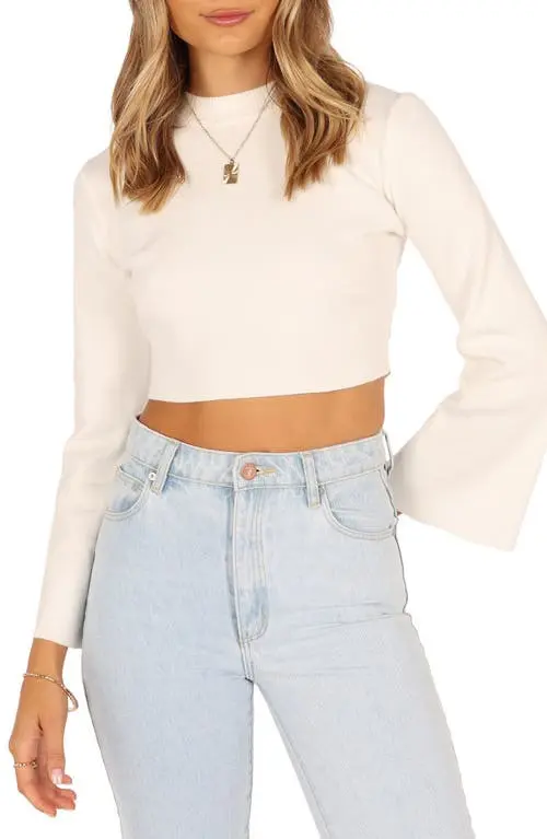 PETAL & PUP Fletcher Rib Crop Sweater