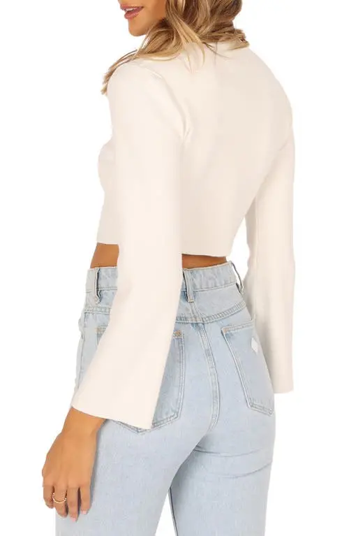 PETAL & PUP Fletcher Rib Crop Sweater